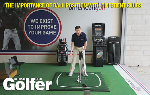 The importance of ball position with different clubs - National Club Golfer