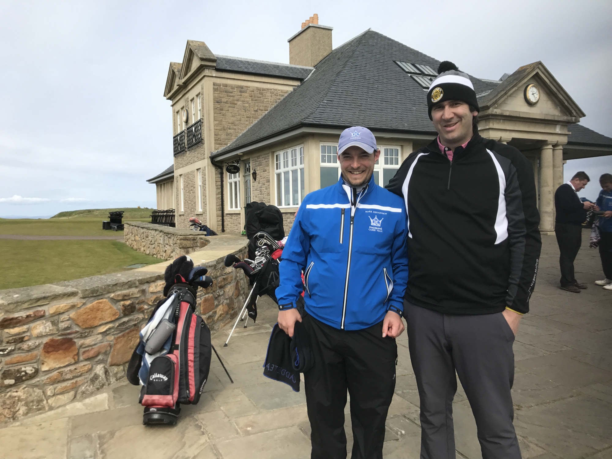 The caddy experience – and trying (failing) to act normally