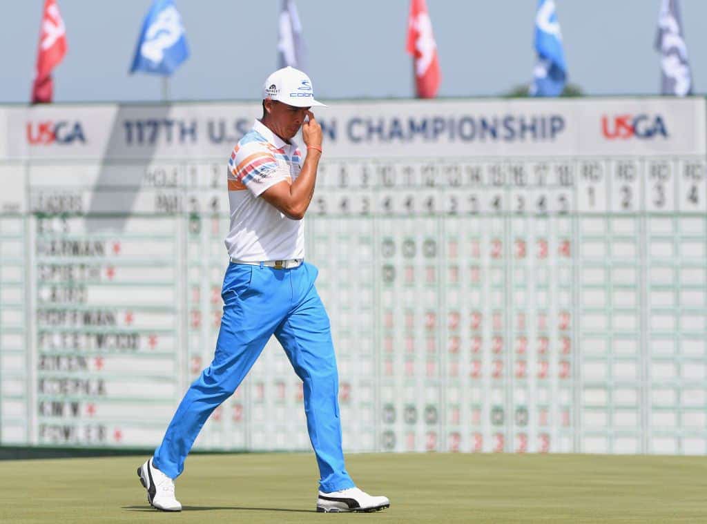 US Open: Rickie Fowler takes first step toward maiden major