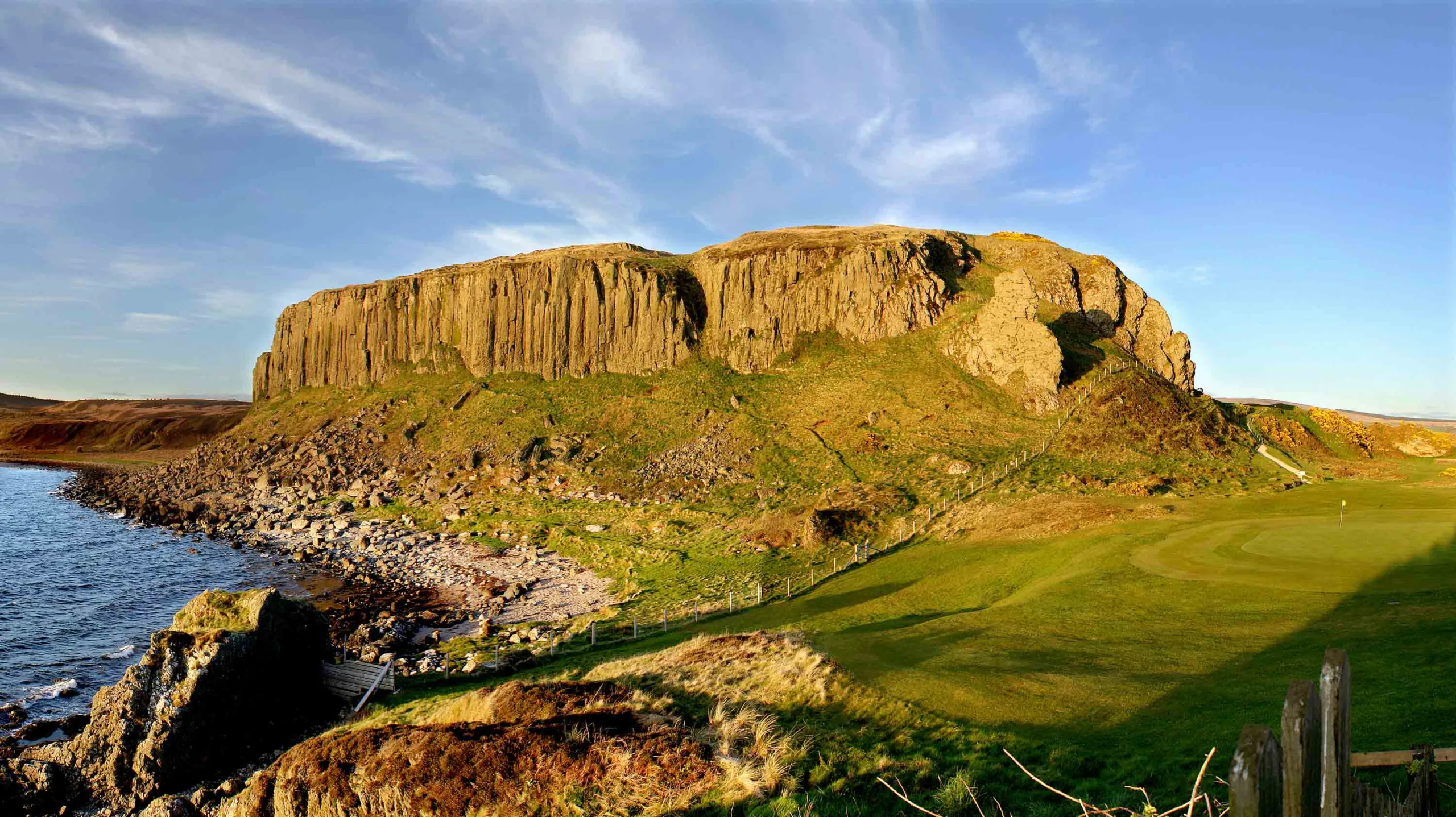 This club is famous for… The Spitfire landing on the course