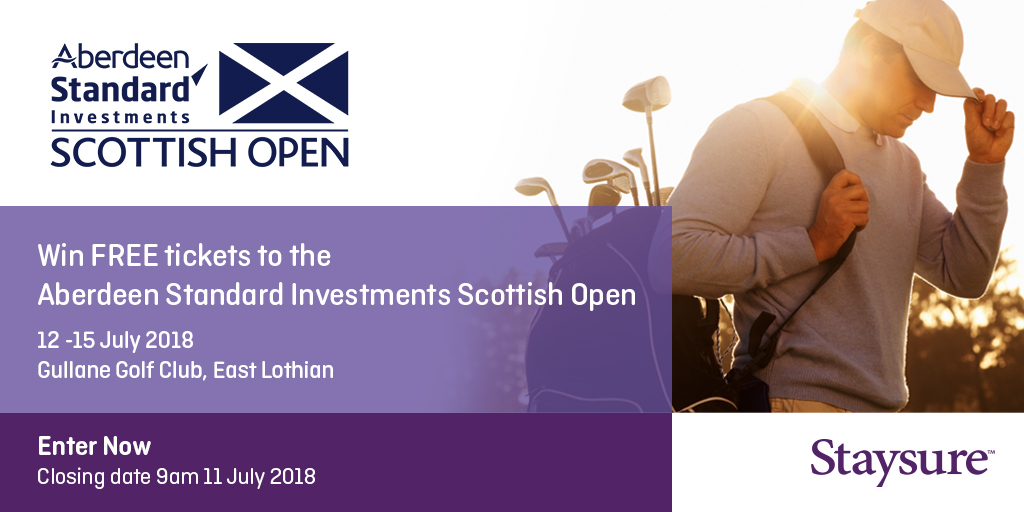 WIN: Tickets to the Aberdeen Standard Investments Scottish Open ...