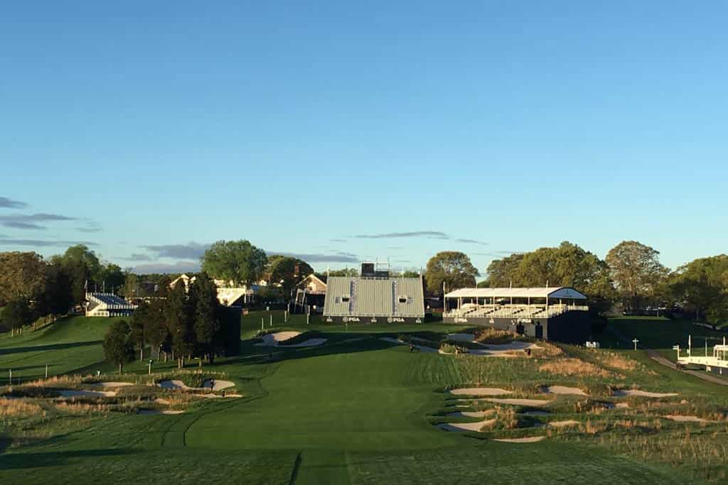 The Open drop zones: How players take relief from the huge grandstands