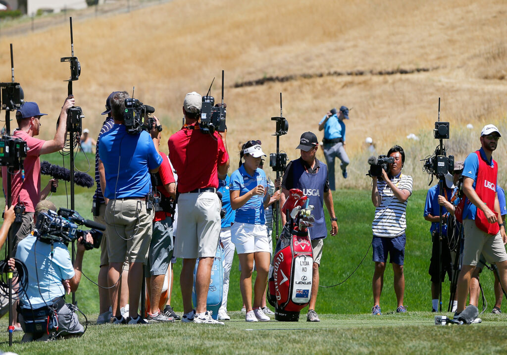 Michelle Wie West converted to the tabletop putting stance after this ...