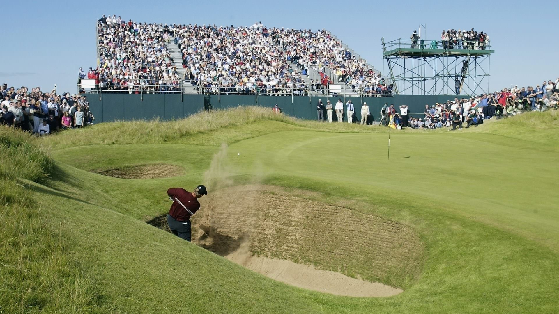 Bunker tips: How to Play a Downhill Bunker Shot - National Club Golfer ...