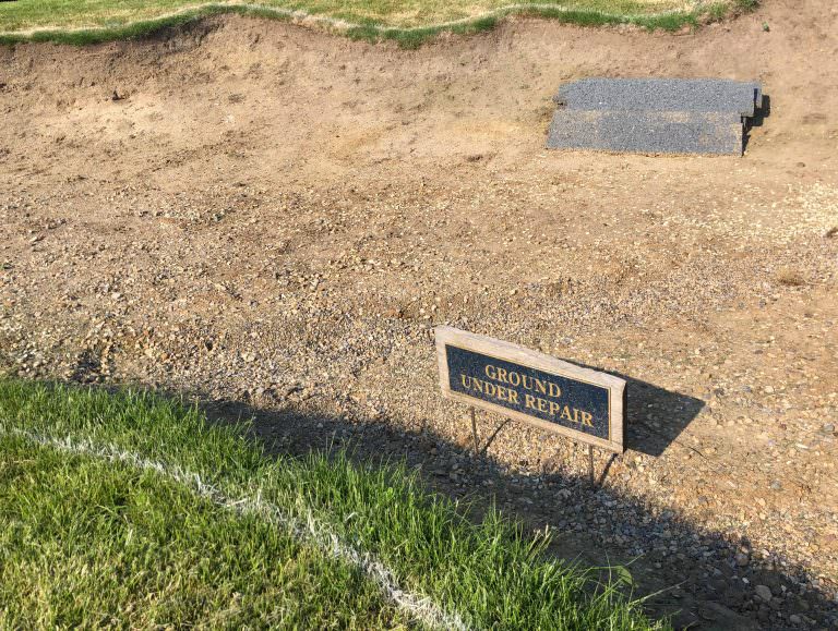 Ground under repair rule: Where do I drop if a bunker is GUR ...