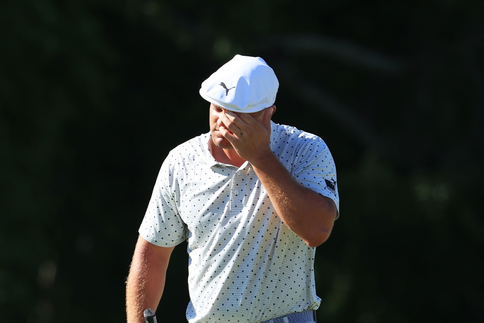 Bryson DeChambeau back in the bad books as 10 leads to rules official ...
