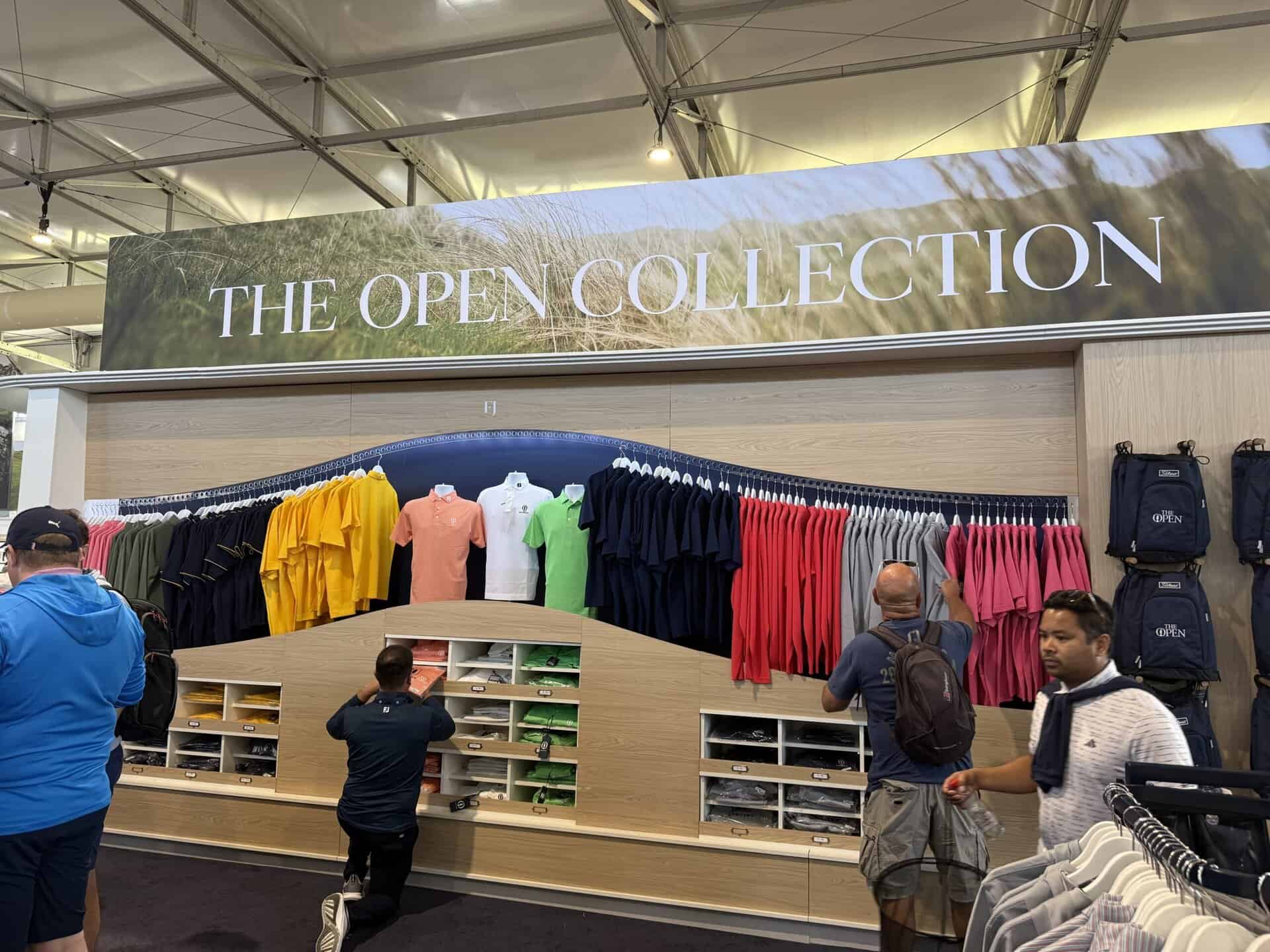 This is how much everything costs at The Open Merchandise Shop ...