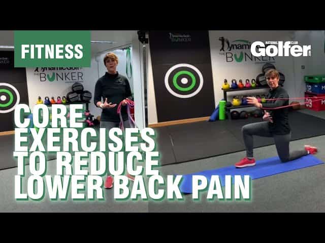 Home golf workout: Reduce lower back pain with these core exercises ...