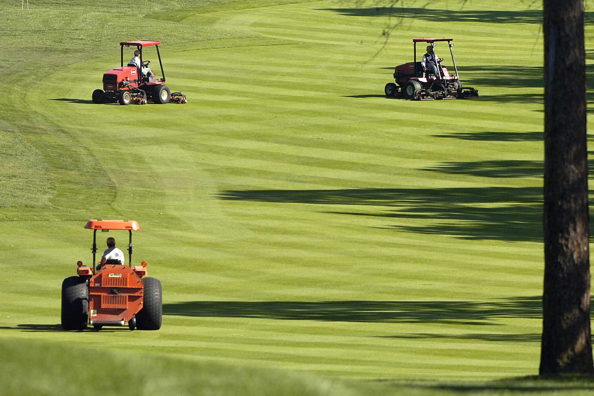Are tractor ruts considered ground under repair?