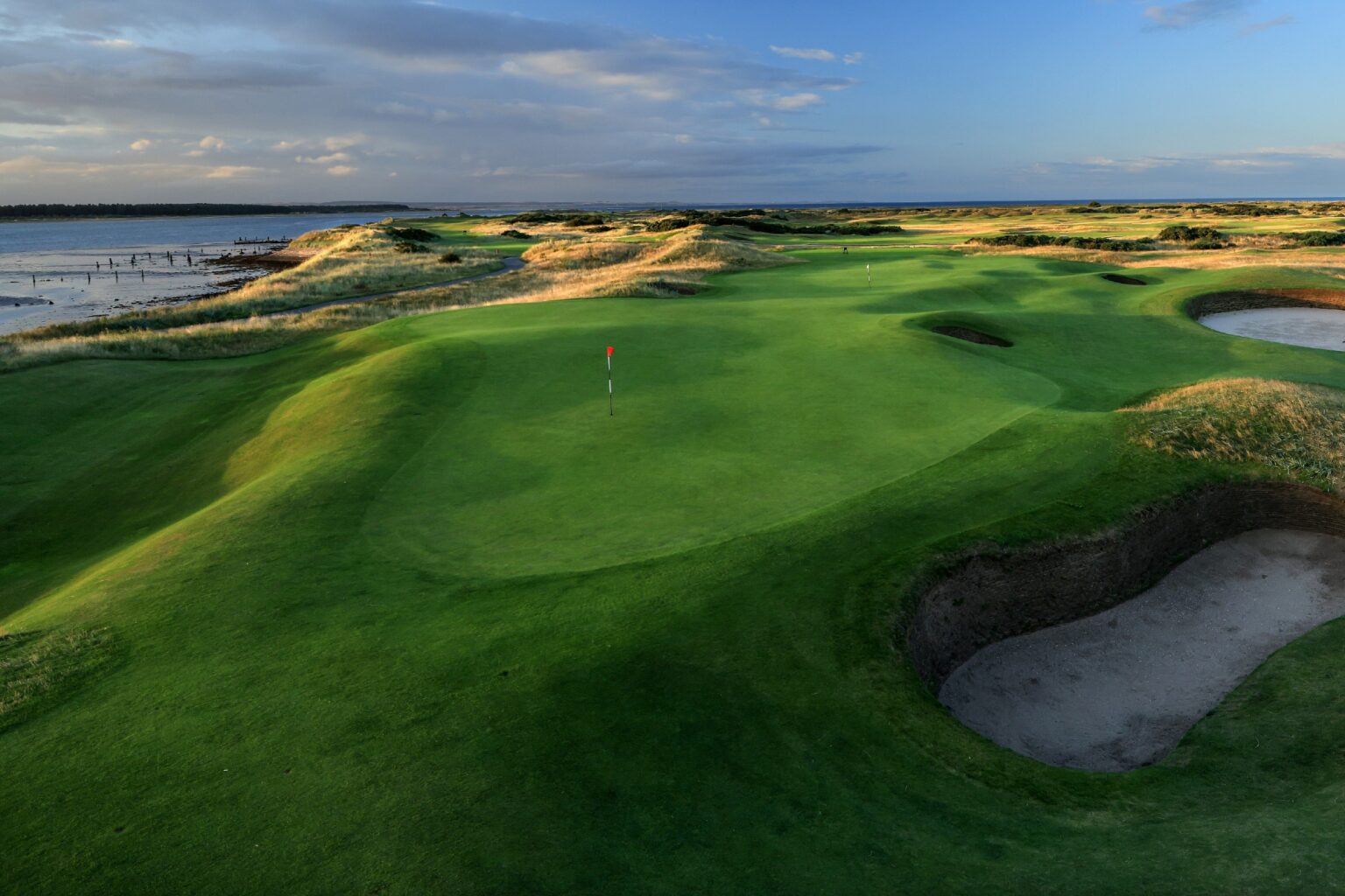 Double green rules: The other hole on a double green is in my way ...