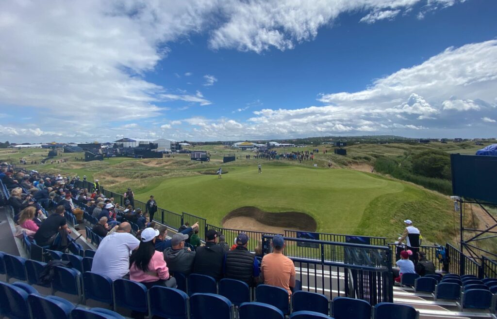 The view from the 17th hole at The Open is just insane! | National Club ...