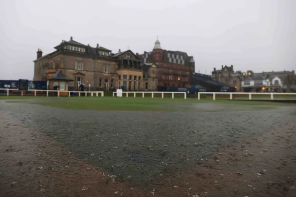 Golf in the rain: How bad was the rain battering our golf courses?