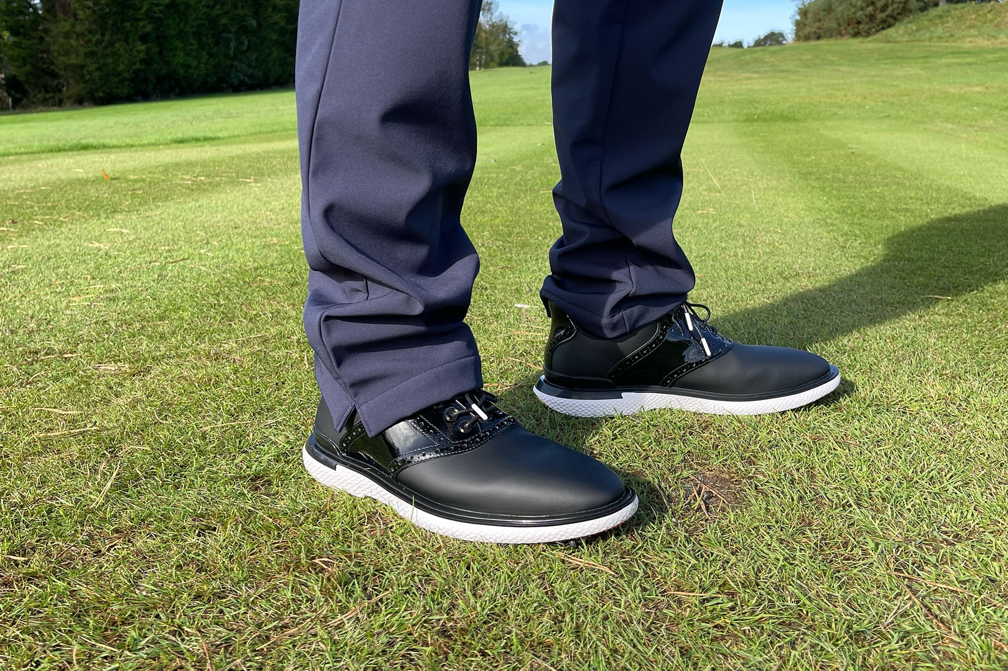 G/Fore Men's Gallivan2R G/Lock Saddle Golf Shoe Review - National Club ...