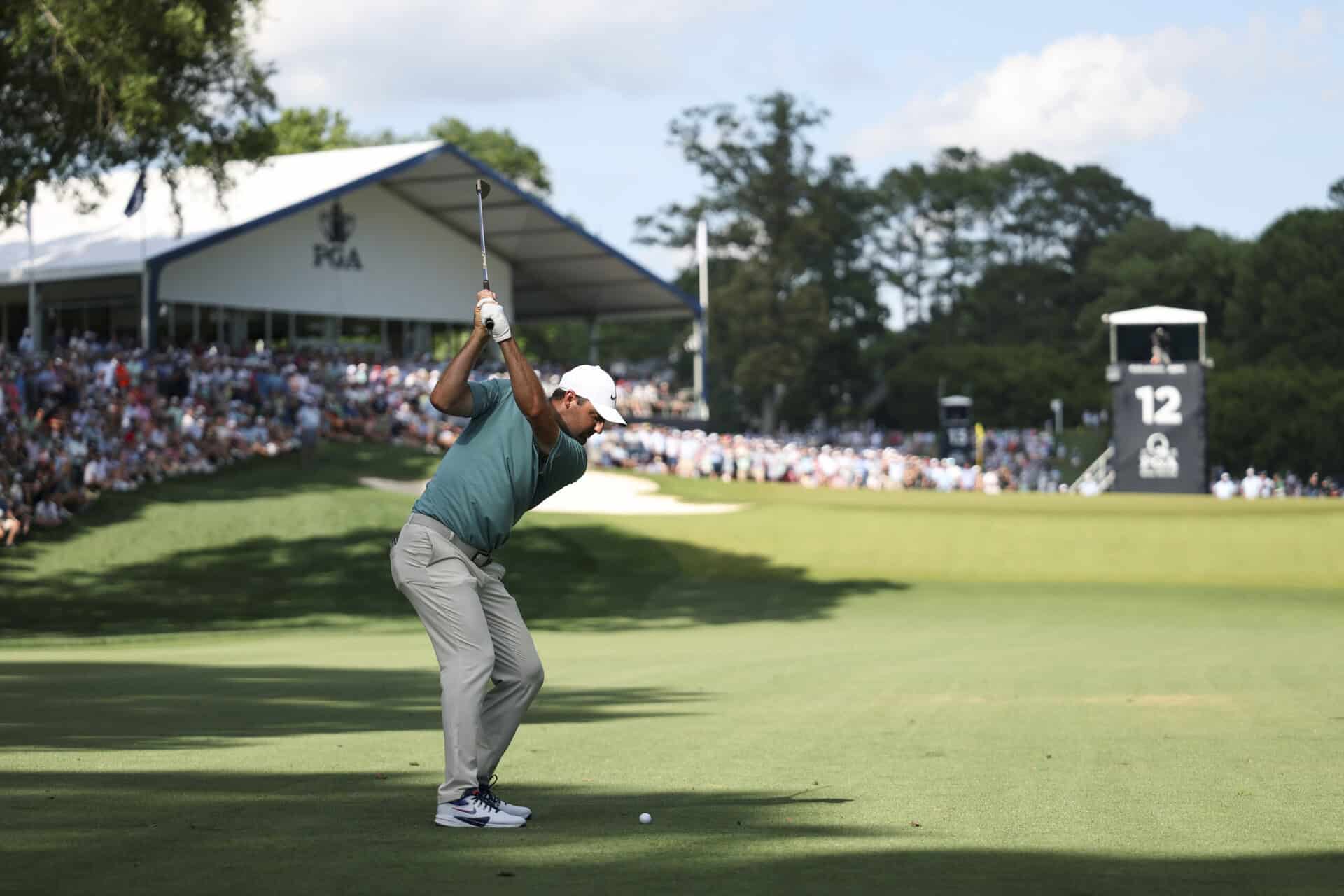 What time does Scottie Scheffler tee off at the Memorial?