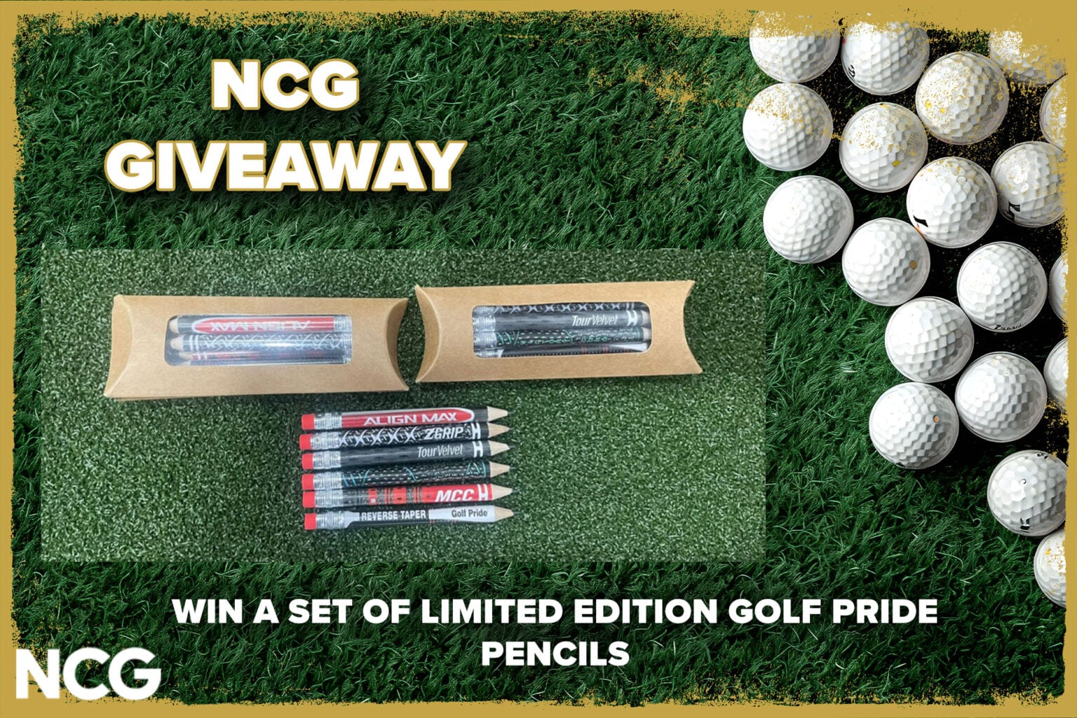 Golf Giveaways! Win a set of Limited Edition Golf Pride pencils ...