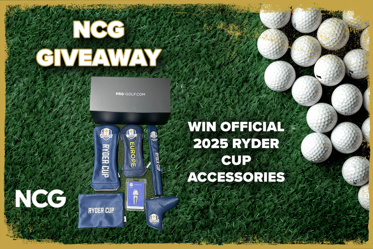 Golf Giveaways! Win Official 2025 Ryder Cup Accessories - National Club ...