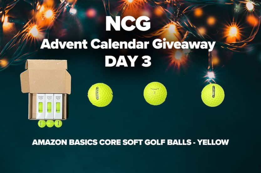 Advent Calendar Golf Giveaway - Day 3 - Amazon Basics yellow golf balls ...