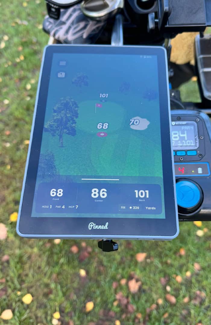 Pinned Caddie Golf GPS Tablet Review: Big Screen and Precise Data ...